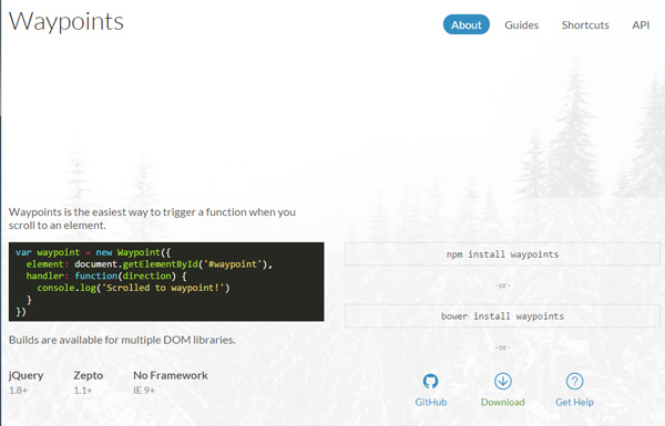 スクロールをキーとしたアクションを「waypoints.js」で実現 | mororeco