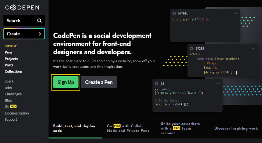 “codepen”の登録方法から自分のサイトに埋め込む方法 | mororeco